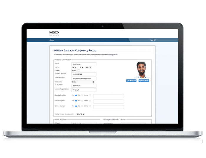 Online Site Induction & Contractor Management | Keyzo