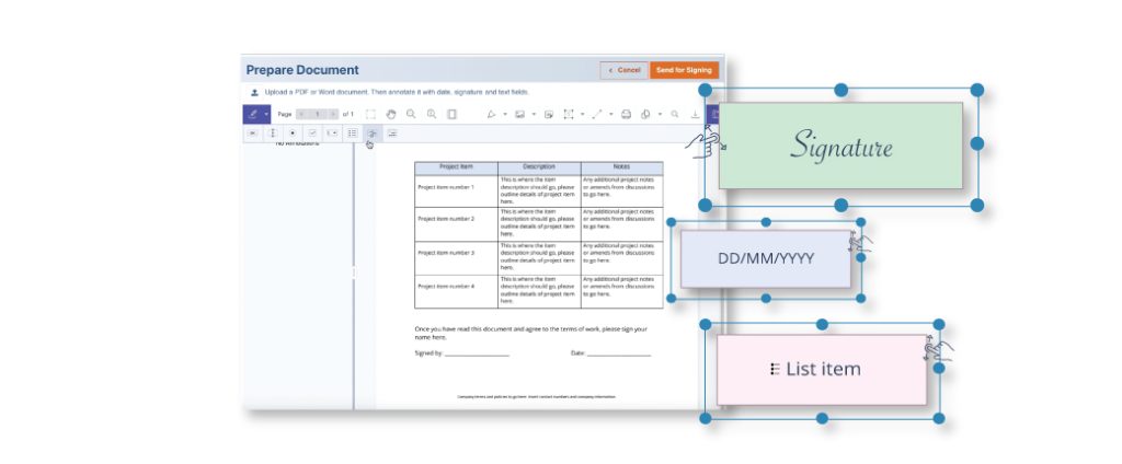 Signatures and Templates for Read & Sign | Feature Update