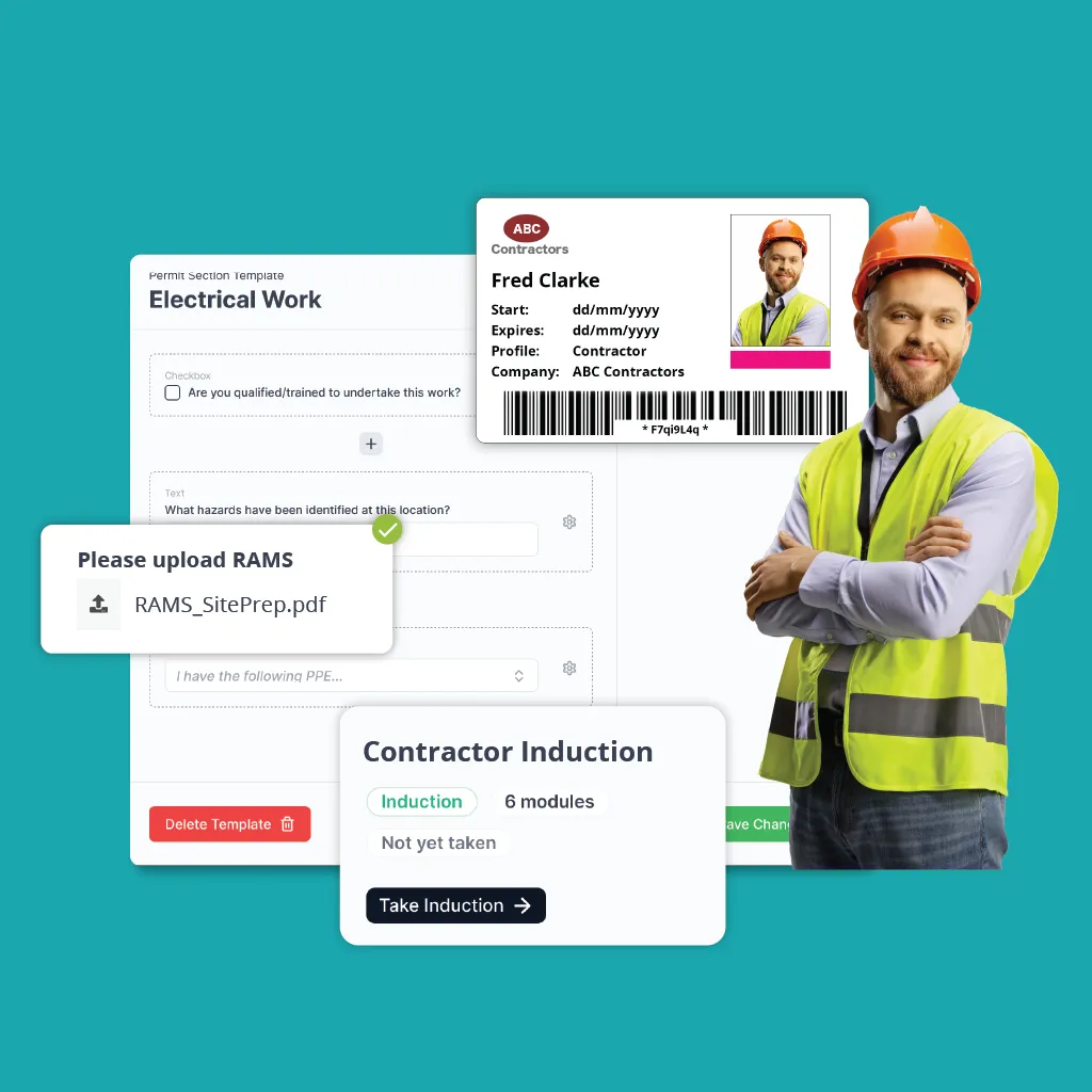 Contractor Management Software | Induct & Train