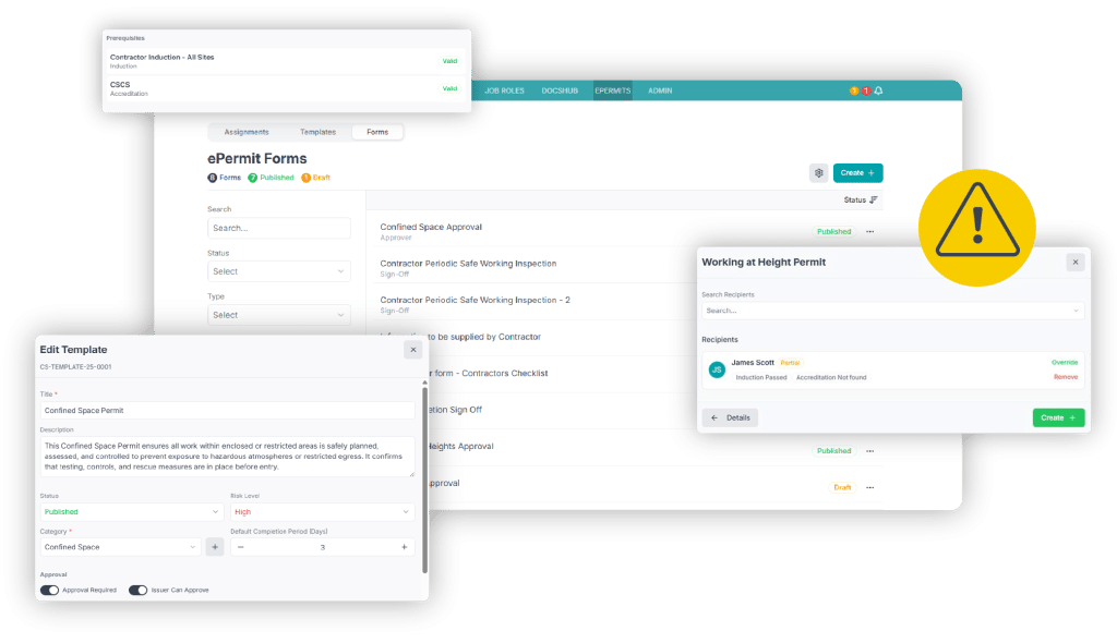Induct & Train November release | Jobs and ePTW 2025